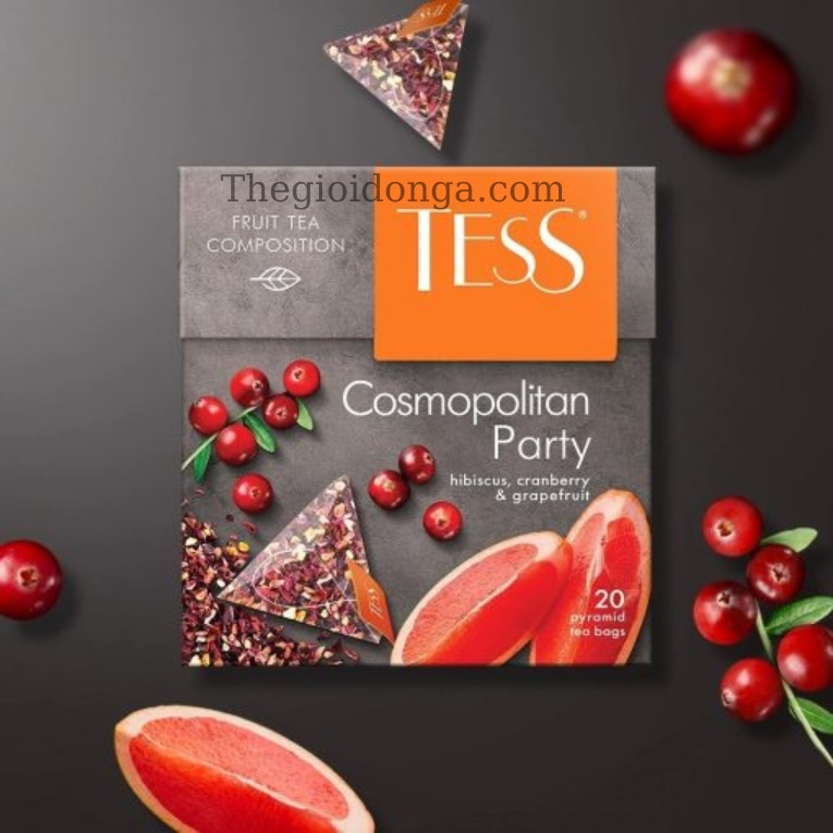 Trà Tess Cosmopolitan Party – Trà thảo mộc vị nam Việt Quất & Cam – Thế ...