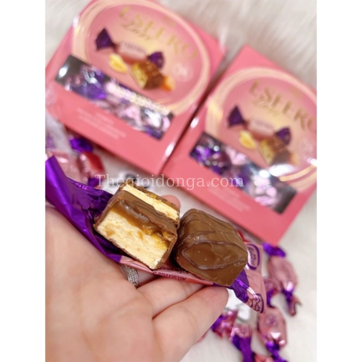 Kẹo Dẻo Konti Esfero Luxe Hồng Candy – Thế Giới Đồ Nga