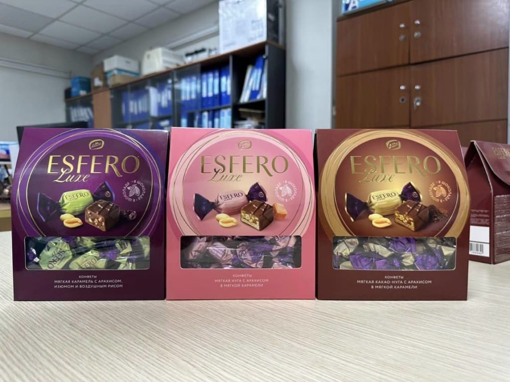 Kẹo dẻo Konti ESFERO LUXE Candy Nga – Thế Giới Đồ Nga