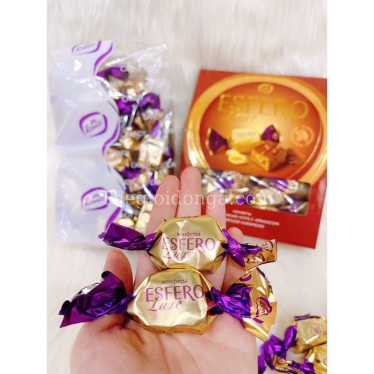 Kẹo Dẻo Konti Esfero Luxe Vàng Candy – Thế Giới Đồ Nga